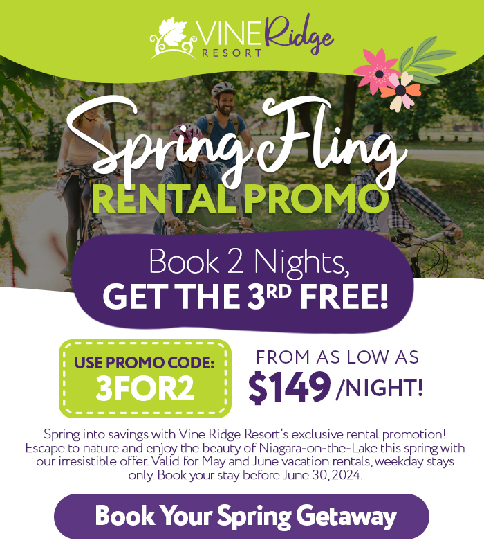 Vine Ridge Resort | Resort Vacation Homes | Niagara-on-the-Lake, Ontario